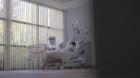 Patient In Hospital Bed Stock Video Footage | Royalty Free Patient In ...