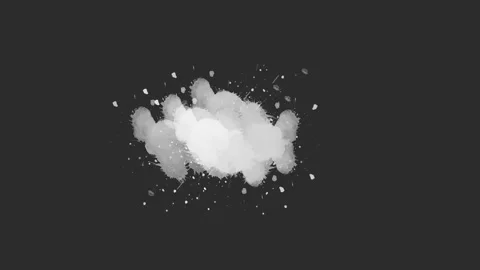 Ink brush stroke alpha overlay fluid sme... | Stock Video | Pond5