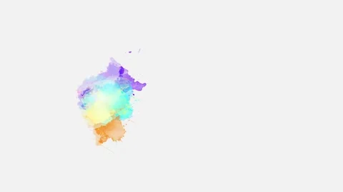 Ink brush stroke cinematic alpha overlay | Stock Video | Pond5