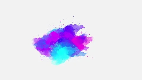 Ink Brush stroke, Paint Ink splash slowm... | Stock Video | Pond5
