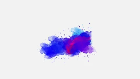 Ink Brush stroke, Paint Ink splash slowm... | Stock Video | Pond5
