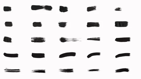 Brush Stroke Alpha Stock Footage ~ Royalty Free Stock Videos | Pond5