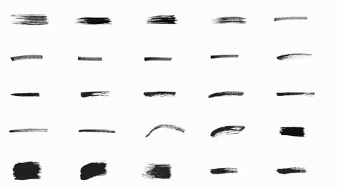 Brush Stroke Alpha Stock Footage ~ Royalty Free Stock Videos | Pond5