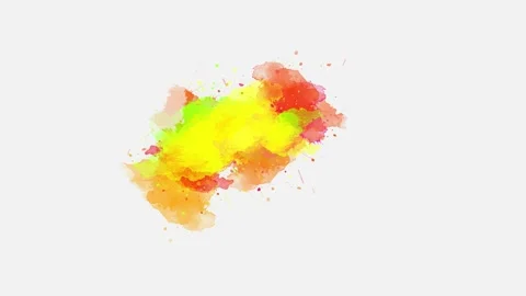Ink brush stroke slowmotion animation | Stock Video | Pond5