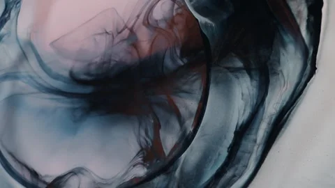 Ink Creation of the universe, chemical r... | Stock Video | Pond5