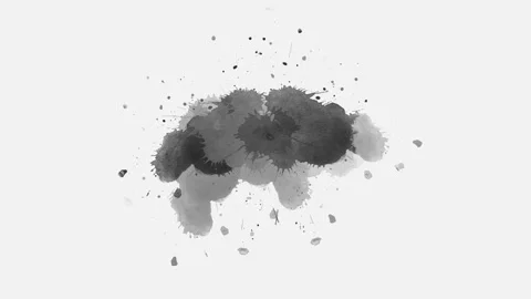 Ink Drop Splash and Brush Stroke Animati... | Stock Video | Pond5