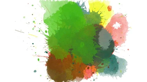 ink drop transition effect | Stock Video | Pond5