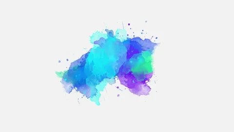 Ink fluid ink splash transition animatio... | Stock Video | Pond5