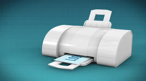 Ink Jet Printer Logo Reveal ~ After Effects #24719708