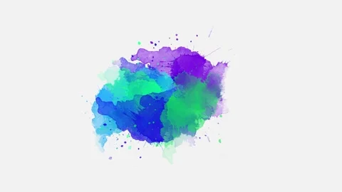 Ink paint brush Stroke animation slowmot... | Stock Video | Pond5