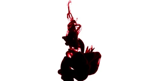 Ink reaction in water | Stock Video | Pond5