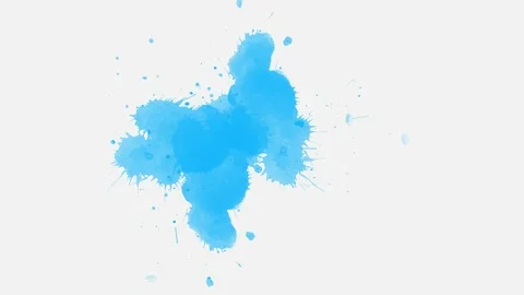 ink splatter transition effect animation | Stock Video | Pond5