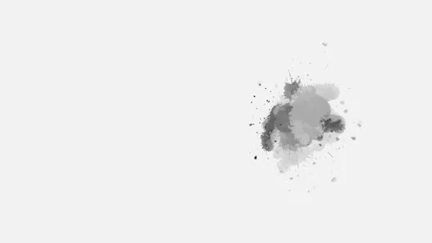 Ink transition splatter spreading overla... | Stock Video | Pond5