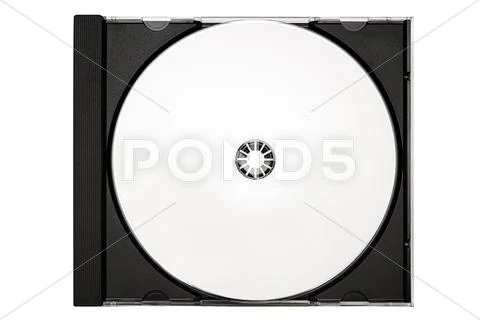Inlay and Blank Disc with Clipping Path Isolated on a White Background ...