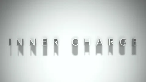 inner charge 3D title animation white te... | Stock Video | Pond5