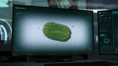 Innovative Microscope Interface Conducts... | Stock Video | Pond5