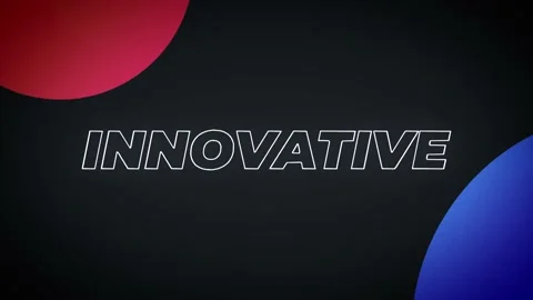 Innovative Text Animation Background | Stock Video | Pond5
