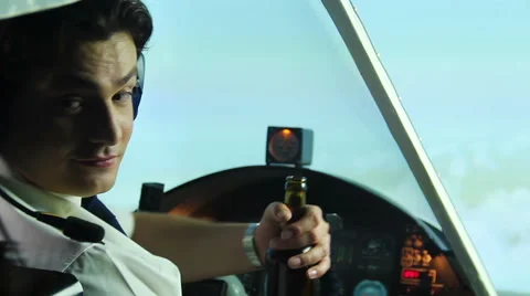 Pilot Cockpit Airliner Stock Video Footage | Royalty Free Pilot Cockpit ...