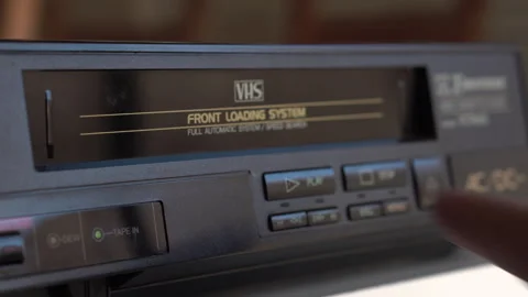 Inserting Vhs Tape Stock Video Footage | Royalty Free Inserting Vhs ...