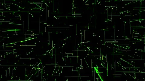 Inside a 3D Green Morphing Grid Animatio... | Stock Video | Pond5