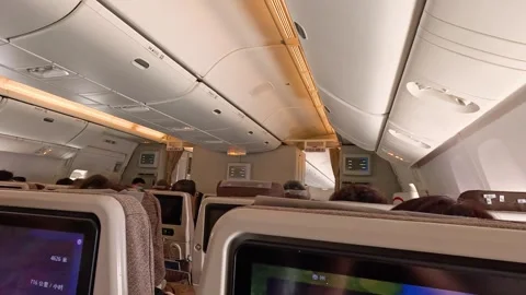 Airplane Headrests Stock Videos – Royalty-Free HD & 4K Videos | Pond5