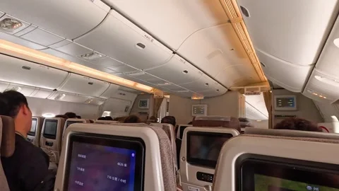 Airplane Headrests Stock Videos – Royalty-Free HD & 4K Videos | Pond5