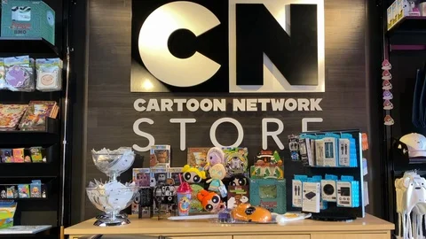 Inside A Cartoon Network Novelty Shop, P... | Stock Video | Pond5
