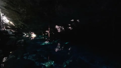 Inside a Cenote at Tulum, Riviera Maya | Stock Video | Pond5