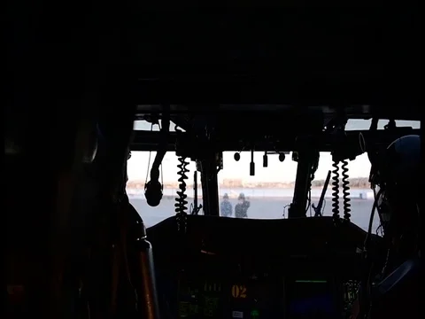 Inside cockpit of MH-60 Sea Hawk helicop... | Stock Video | Pond5