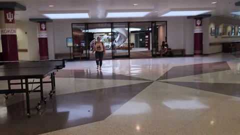 Inside of College Campus Library | Stock Video | Pond5