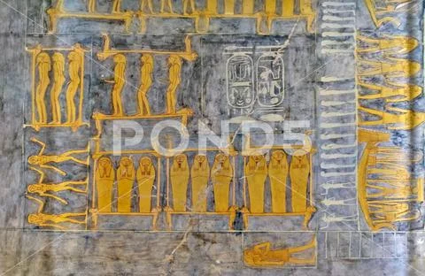 Tomb Pharaoh Laying Down