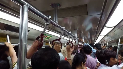 Delhi Subway Stock Footage ~ Royalty Free Stock Videos | Pond5