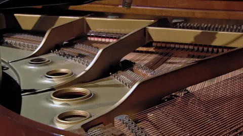 Inside a Grand Piano, Grand Piano With I... | Stock Video | Pond5