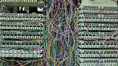 Inside a PABX telephone booth that has a... | Stock Video | Pond5