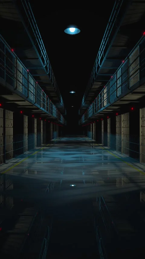 Prison At Night Stock Footage ~ Royalty Free Stock Videos | Pond5