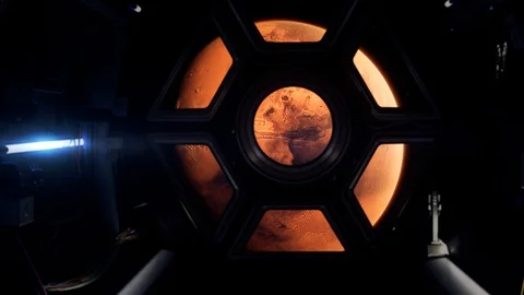 Inside shuttle to mars | Stock Video | Pond5