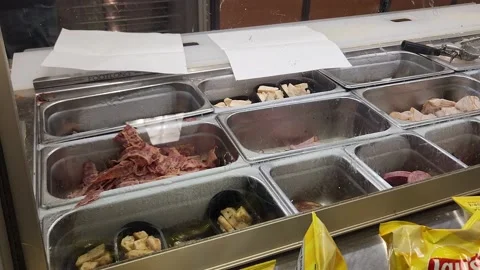 Inside of Subway Restaurant Meal Prep Ar... | Stock Video | Pond5