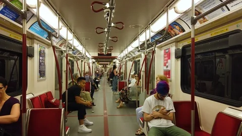 Ttc Subway Train Stock Video Footage | Royalty Free Ttc Subway Train ...