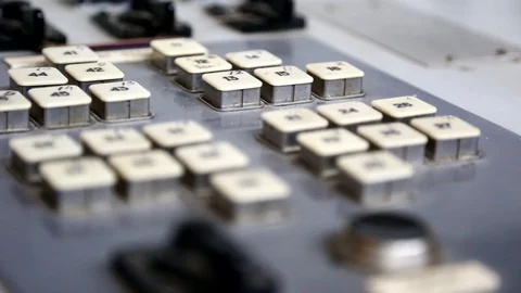 Inside the Unit 2 control room Chernobyl... | Stock Video | Pond5