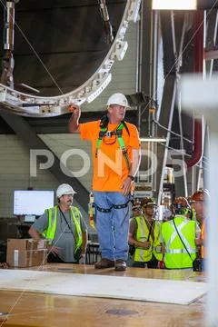Inside the Vehicle Assembly Building at NASAs Kennedy Space Center in ...