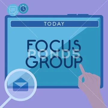 Inspiration showing sign Focus Group. Word for consist of ...