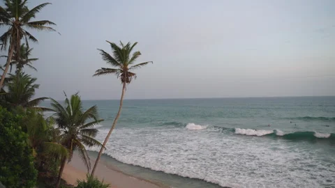 Inspiring tropical ocean view with beach... | Stock Video | Pond5
