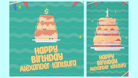 After Effects Template: Instagram Birthday Card #242931514