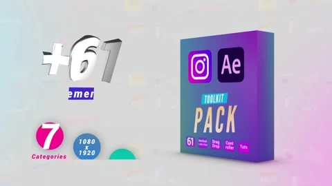 Instagram Elements Toolkit ~ After Effects #158439399