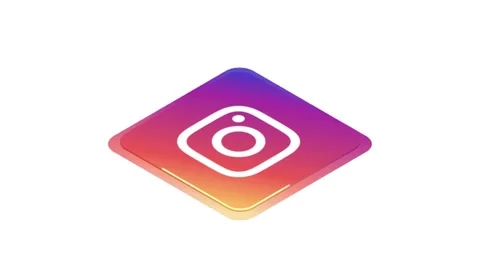 Instagram icon background animated, logo... | Stock Video | Pond5