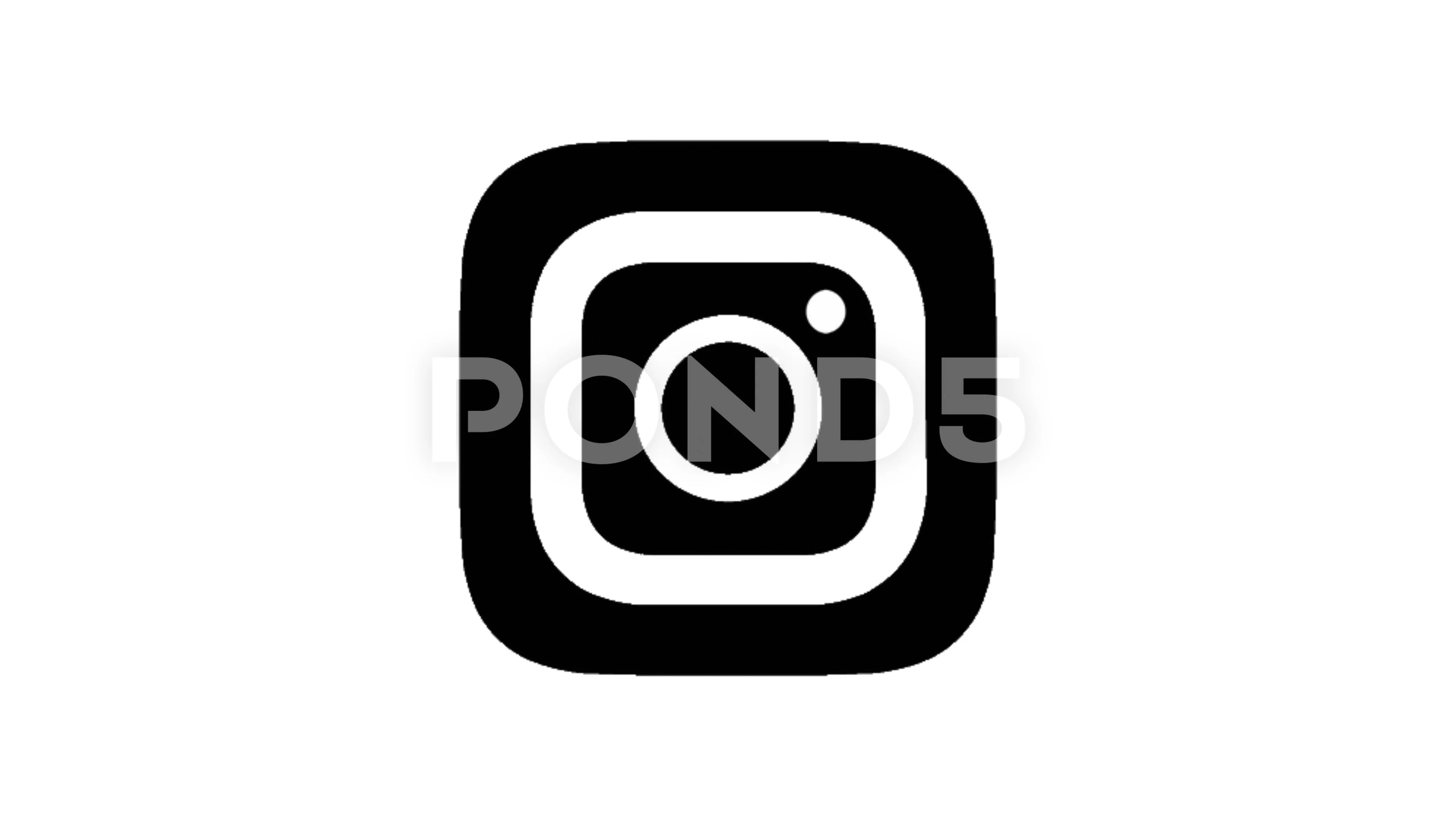Instagram Logo Vector Black