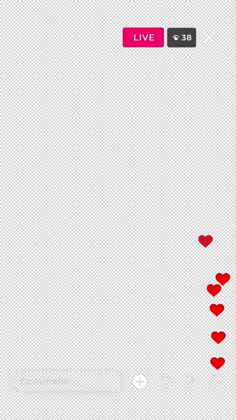 Instagram Live Streaming Screen on Trans... | Stock Video | Pond5