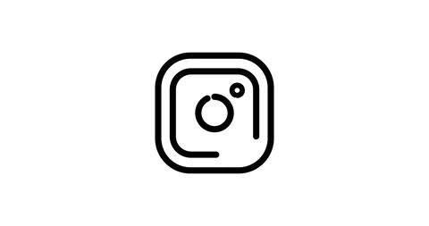Instagram logo. Animated logo instagram.... | Stock Video | Pond5