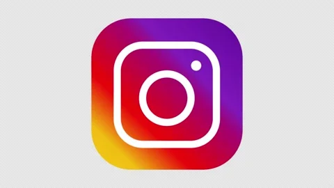 Instagram logo animation with Alpha Chan... | Stock Video | Pond5