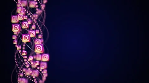 Instagram Logo Animation, Rendering, Bac... | Stock Video | Pond5